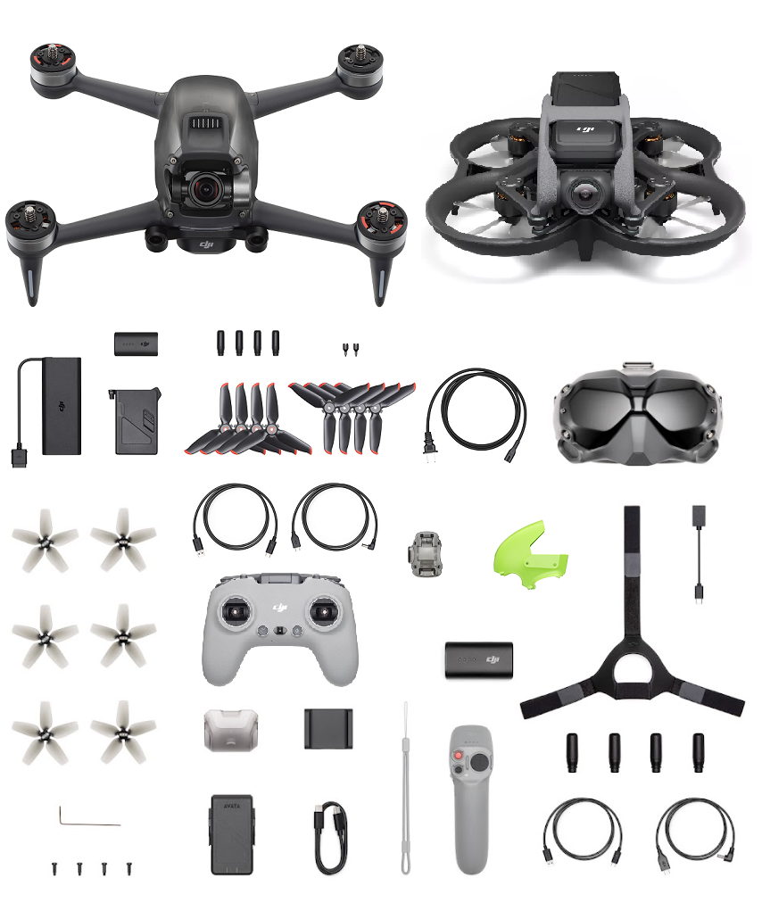 Zestaw FPV DJI - SMART MOVIE COMBO - FPV COMBO + AVATA Zestaw FPV DJI - SMART MOVIE COMBO - FPV COMBO + AVATA